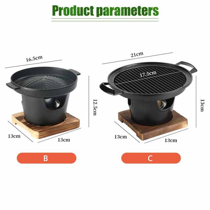 Jual Alat Panggangan Racha Bbq Tungku Arang Bulat Mini Japanese Grill ...