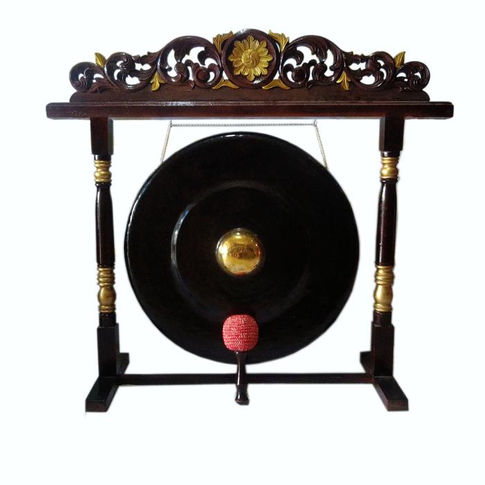 Jual Gong 60cm Peresmian Besi Full/besi Pencu Kuningan Kaki Ukir Di ...