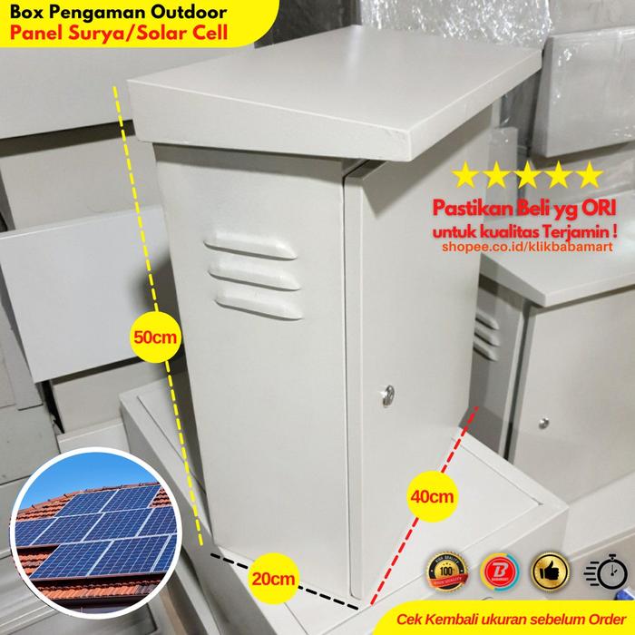 Jual SOLAR CELL PANEL SURYA BOX BESI PENGAMAN PERANGKAT OUTDOOR ...