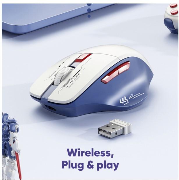 Jual Mofii Mouse Wireless Gaming Rechargeable Baterai Type-c Fast ...