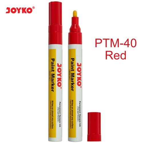 Jual Spidol Putih Joyko PTM-37 Paint Marker Spidol Cat Permanen White ...