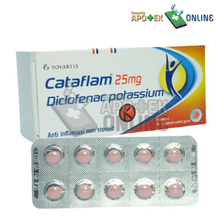 Jual CATAFLAM 25 MG 1 BLISTER 10 TABLET - Kota Tangerang - Apotek ...