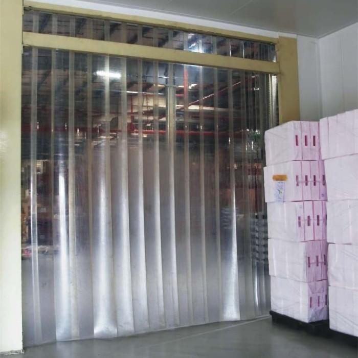 Jual TIRAI PVC STRIP CURTAIN/GORDEN TIRAI PLASTIK per meter Clear 3mm ...
