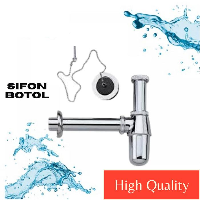 Jual ♻️ SIFON BESI LURUS / SIFON WASTAFEL BOTOL TRAP / PIPA PEMBUANGAN ...