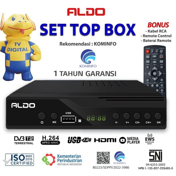 Jual Set Top Box Stb Aldo Dvb T2 Sni Full Hd - Jakarta Pusat - Globalindo Elektronik | Tokopedia