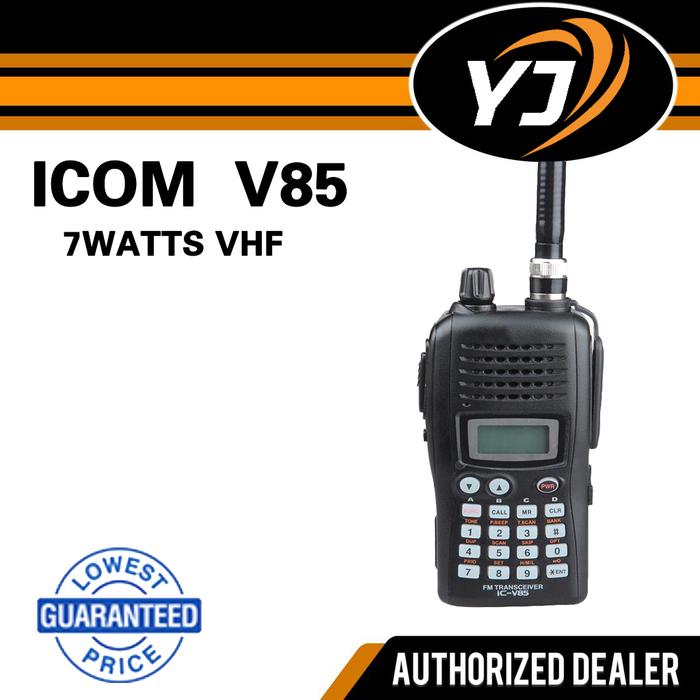 Jual Ht ICOM V85 Baru Handy Talky Icom V85 7WATTS Single Band VHF Murah ...