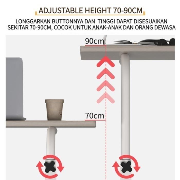 Jual DEWADEWO Meja Laptop Roda Meja Portable Meja Kerja Meja Lipat ...