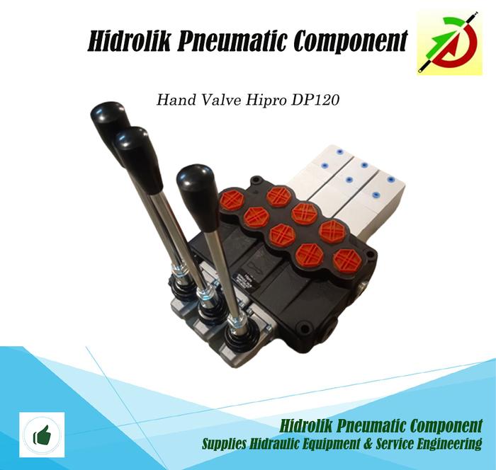 Jual Hand Valve 3 handle port 1 inch DP120 3 BANK Pneumatic control ...