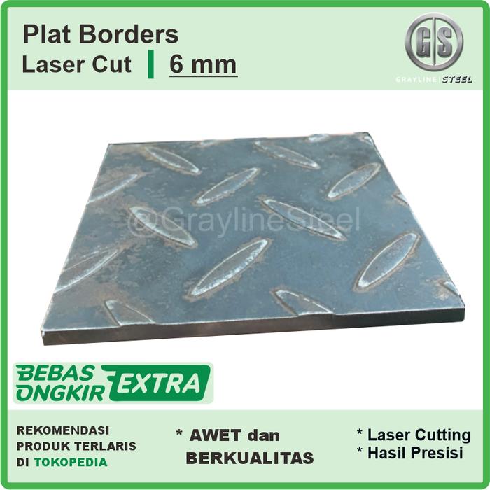 Jual Plat Besi Bordes Custom - 6 mm - Laser Cut - Jakarta Barat ...