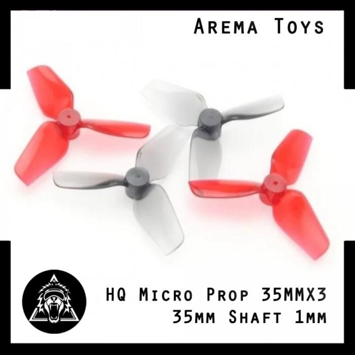 Jual Hq Micro Prop 35mmx3 35mm 3blade Propeller 3 Blade Shaft 1mm ...