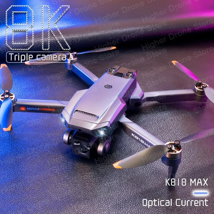 Jual K818 Max Dron 4K profesional, tiga kamera 8K sudut lebar aliran optik - Jakarta Pusat ...