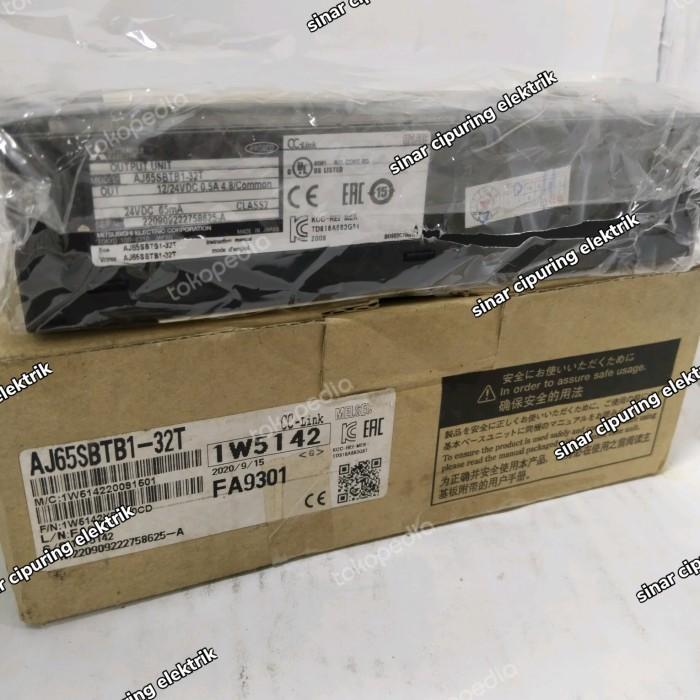 Jual PLC Mitsubishi AJ65SBTB1-32T CC link Module 12/24vdc Best - Kota ...
