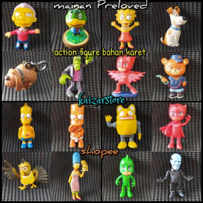 Jual Mainan mini Action Fure The Simpsons pets pjmasks amiibo Fujiko ...