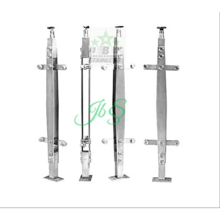 Jual Tiang Railing Tangga kaca ZZ Stainless SUS 201 - Kota Tangerang ...