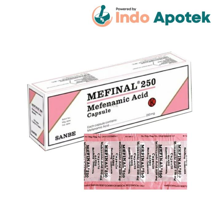 Jual MEFINAL 250MG 1 BLISTER ISI 10 TAB - Jakarta Selatan - Apotek ...