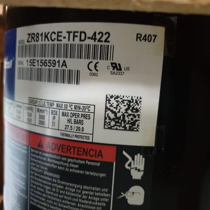 Jual Compressor Copeland ZR81KCE-TFD-422 (7,5PK) R407C Tandem Best - Kota Surabaya - MANDIRI ...