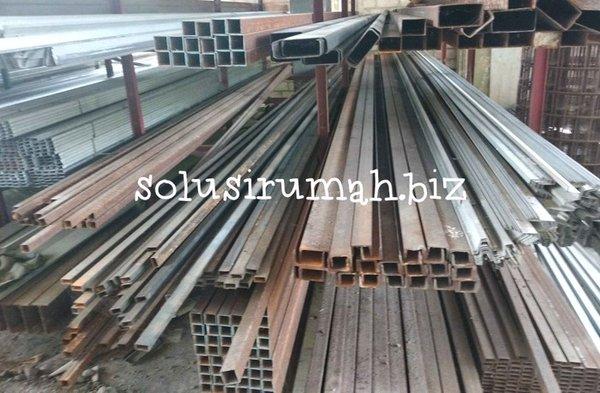 Jual SIKU BESI PIPA KOTAK HOLLOW GALVANIS HITAM KANAL C UNP WF KEDIRI ...