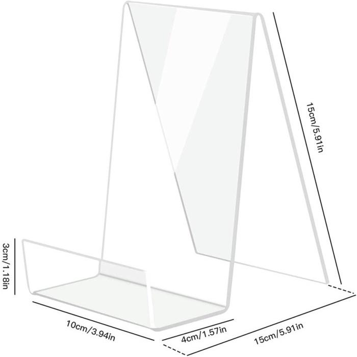 Jual Acrylic Book Stand Display - Penyangga Buku Akrilik Holder HP ...