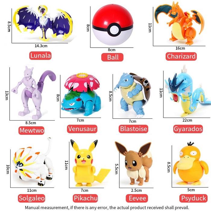 Jual Action Fure Pokeball Fure Pokemon Fure Pikachu Fure Lunala Fure ...