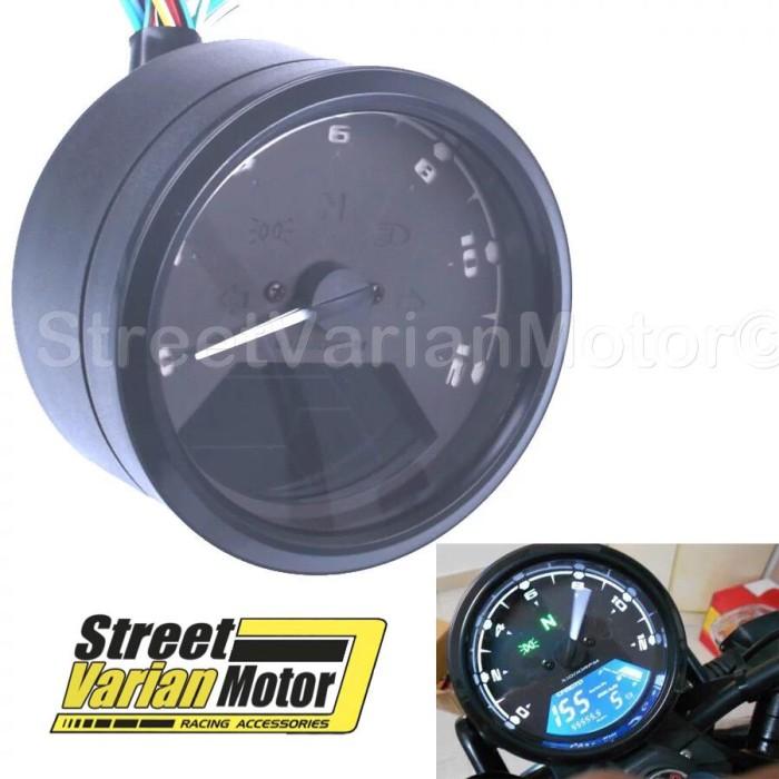 Jual Speedometer Bulat Digital LED BABON Plus Sensor Universal ...