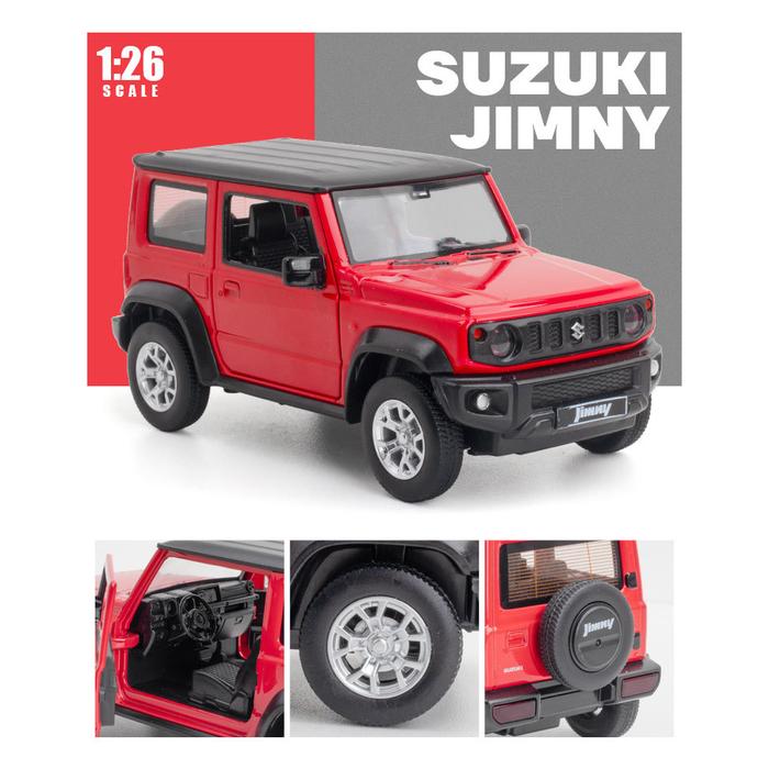 Jual Mainan Mobil Diecast SUZUKI Jimny Jimmy Off Road Skala 1: 26 ...