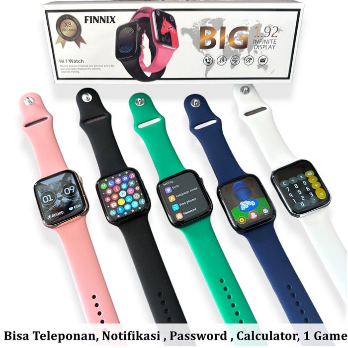 Jual Smartwatch X8 Pro Max Series 8 Fitur Lengkap Ada 1 Game ...