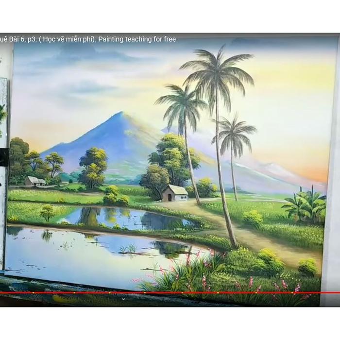 Jual Lukisan realis pemandangan alam asli buatan tangan hanya lukisan ...
