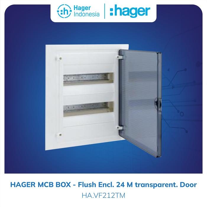 Promo Hager Box MCB 24 Group Inbow Transparant - VF212TM - Jakarta ...