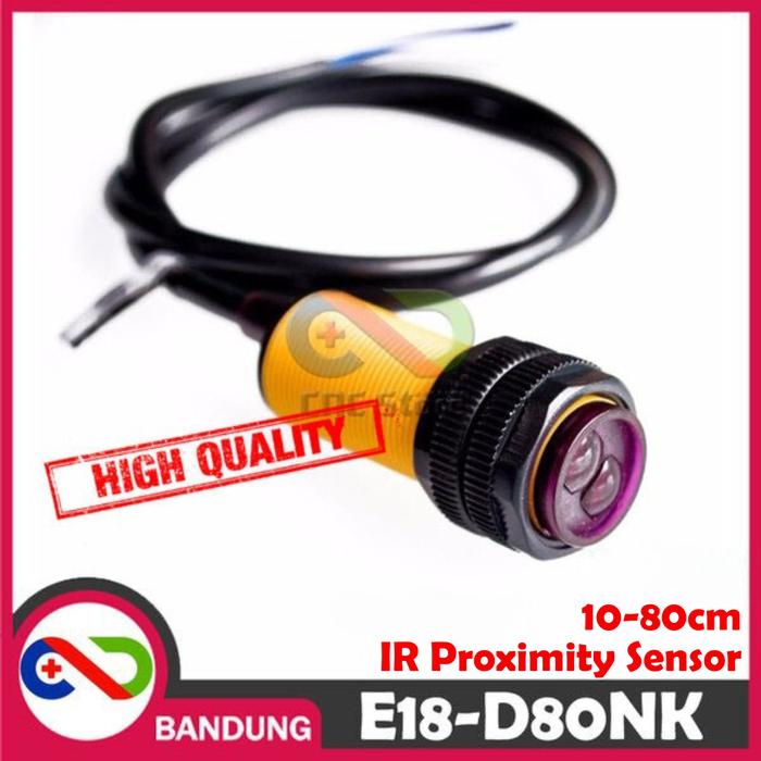 Jual E18-D80NK INFRARED PROXIMITY SENSOR JARAK INFRARED 80CM ARDUINO ...
