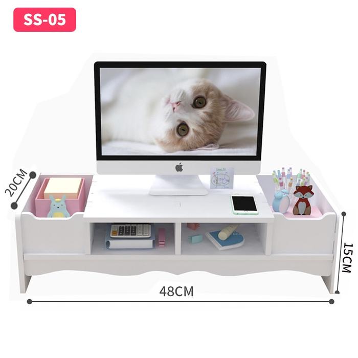 Jual Meja komputer minimalis Dudukan Monitor Kompiuter Minimalis Stand ...