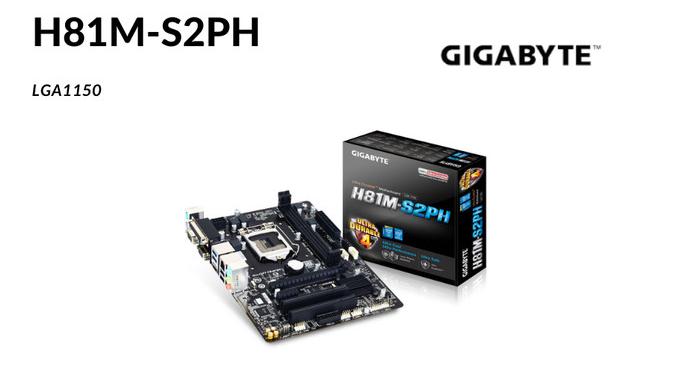 Jual MotherBoard GIGABYTE H81M-S2PH DDR3 LGA 1150 Mainboard Intel Gen 4 ...