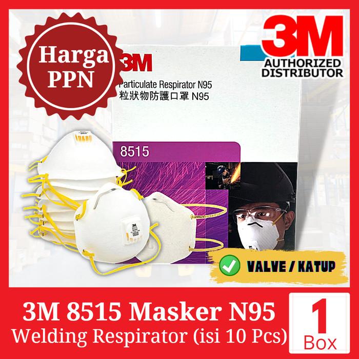 Jual 3M Welding Respirator 8515 Particulate N95 (1 Box isi 10 Pcs ...