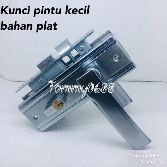 Jual Kunci pintu handle pintu silver gagang pintu kecil plat bagus ...