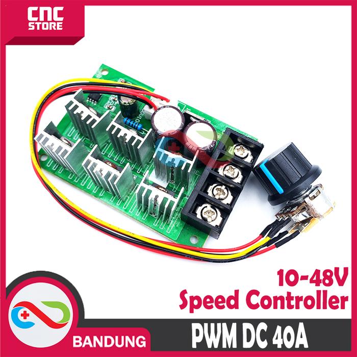 Jual PWM DC 10V-48V 40A SPEED CONTROLLER MOTOR LAMPU MODULE - Kota ...
