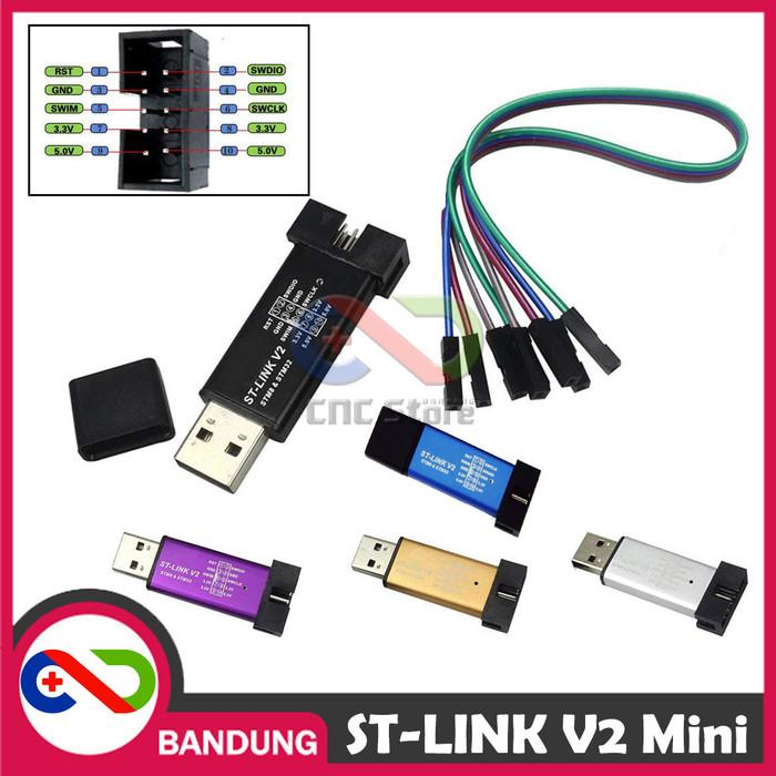Promo ST-LINK MINI V2 PROGRAMMER FOR STM8 STM32 USB DOWNLOADER STLINK ...
