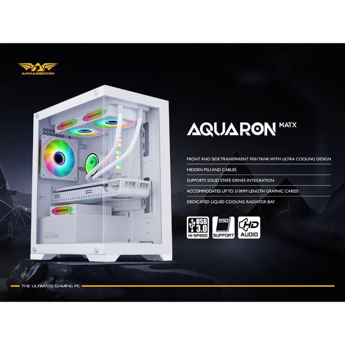 Jual Casing PC Gaming Armageddon Aquaron M-Atx Mini ITX Micro ATX ...