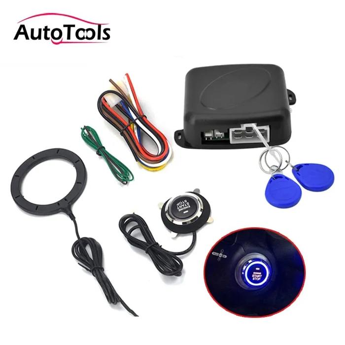 Jual Autostart one Start Stop engine button with RFID Lock Ignition ...
