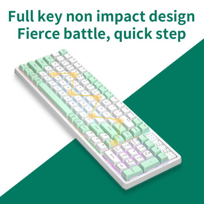 Jual Hot Langtu GK102 Mechanical Keyboard Mouse A Set Of Wired Plug Red ...