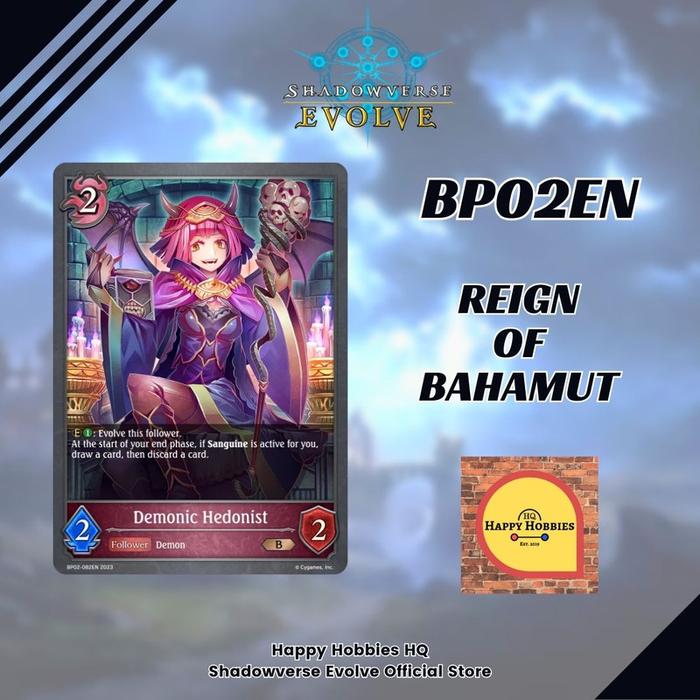 Jual Shadowverse Evolved BP02-082 EN Demonic Hedonist B - Kota Surabaya - Happy Hobbies HQ SUB ...