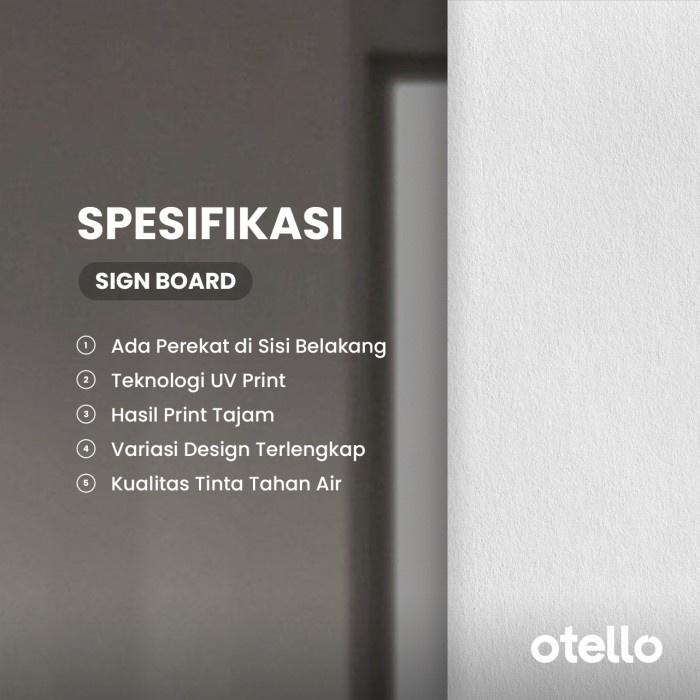 Jual Clinic Signage Board Akrilik Tempel Dinding Papan Acrylic Sign ...