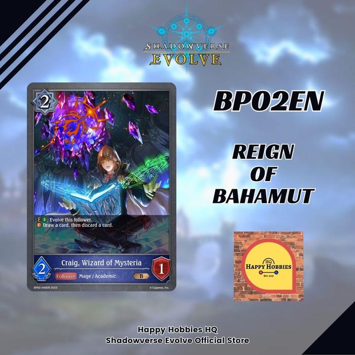 Jual Shadowverse Evolved BP02-046 EN Craig, Wizard of Mysteria B - Kota Surabaya - Happy Hobbies ...