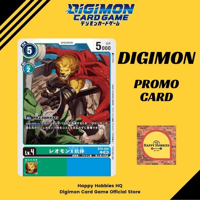 Promo Digimon Card Game BT9-050 Leomon X-antibody promo - Kota Surabaya ...