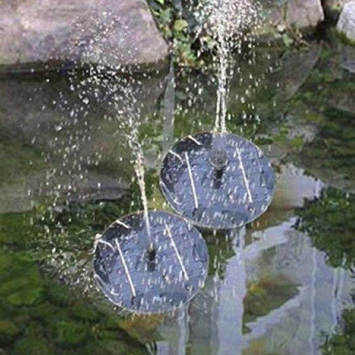 Jual POMPA AIR MANCUR KOLAM IKAN TENAGA SURYA MATAHARI SOLAR CELL/PANEL ...