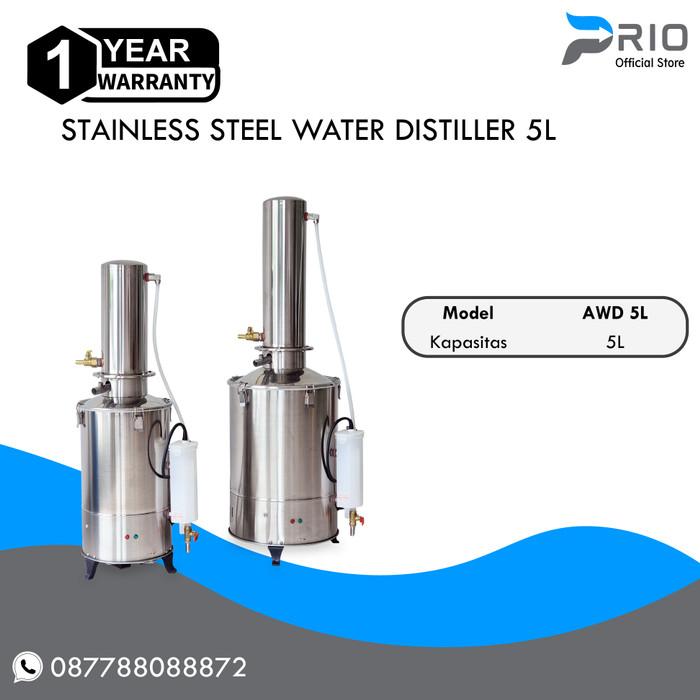 Jual 5 Liter - Water Distiller Alat Aquades Aquadest Lab Laboratorium ...