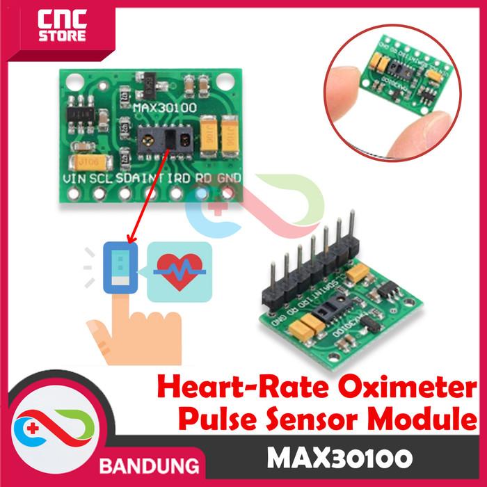 Promo MAX30100 HEART-RATE OXIMETER PULSE SENSOR MODULE MAX 30100 - Kota ...