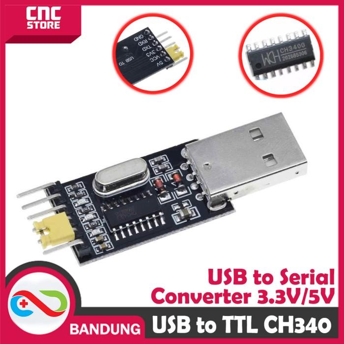 Jual USB TTL CH340 CH340G USB TO SERIAL 3.3V OR 5V MICROCONTROLLER PROGRAM - Kota Bandung ...
