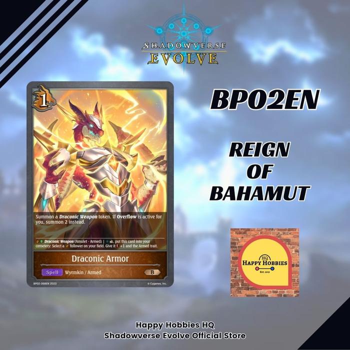 Jual Shadowverse Evolved BP02-068 EN Draconic Armor B - Kota Surabaya - Happy Hobbies HQ SUB ...
