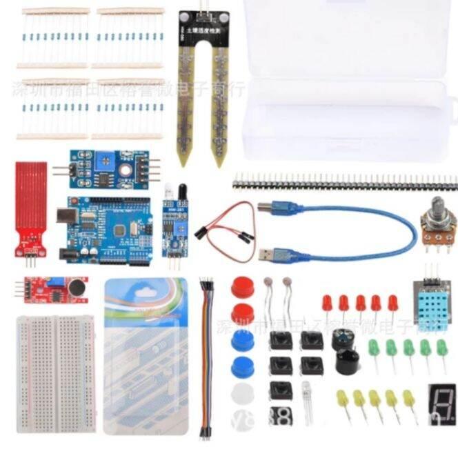 Jual Srarter Kit Arduino Uno Smd Start Ter Breadbord Led Jumper Ldr ...