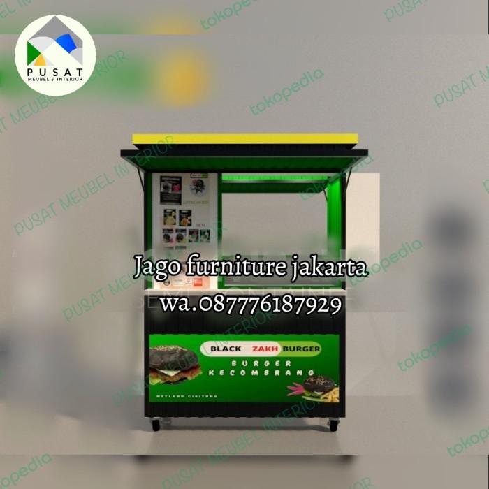 Jual GEROBAK BAKSO / GEROBAK BURGER / BOOTH BESI CONTAINER - Jakarta ...