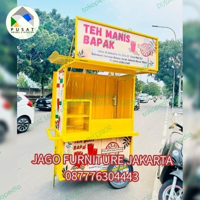 Jual GEROBAK ES TEH SOLO / BOOTH BESI / BOOTH SEMI CONTEINER - Jakarta ...